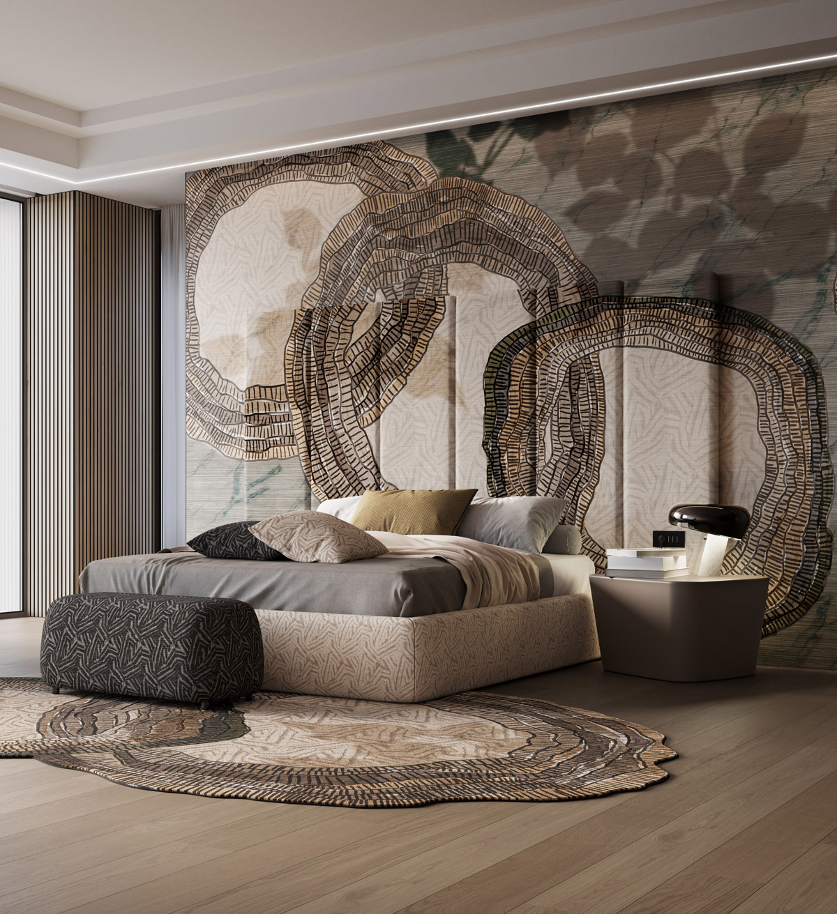 Upholstered Bed Headboards and Fabric Bed Frames